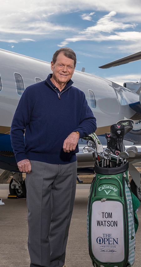 How Golf Legend Tom Watson is Still Going Places | Airshare